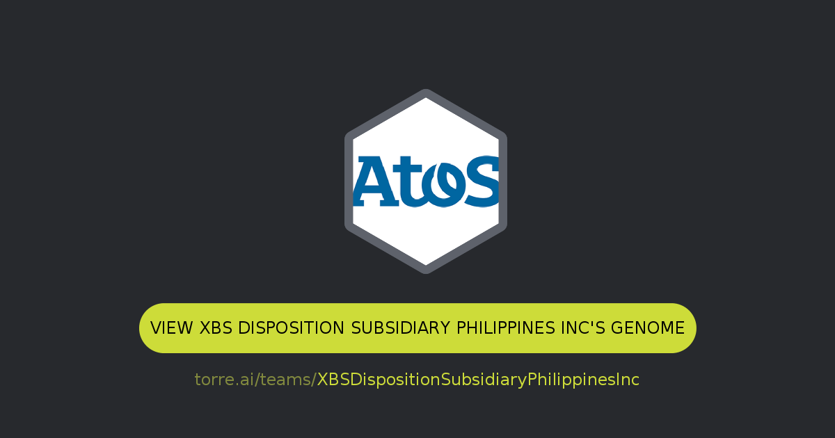 XBS Disposition Subsidiary Philippines Inc | Torre