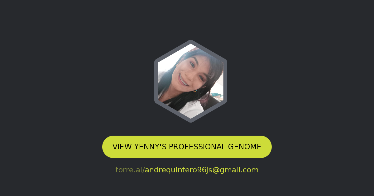 Yenny Andrea Sanchez Quintero Administrativo | Torre.ai