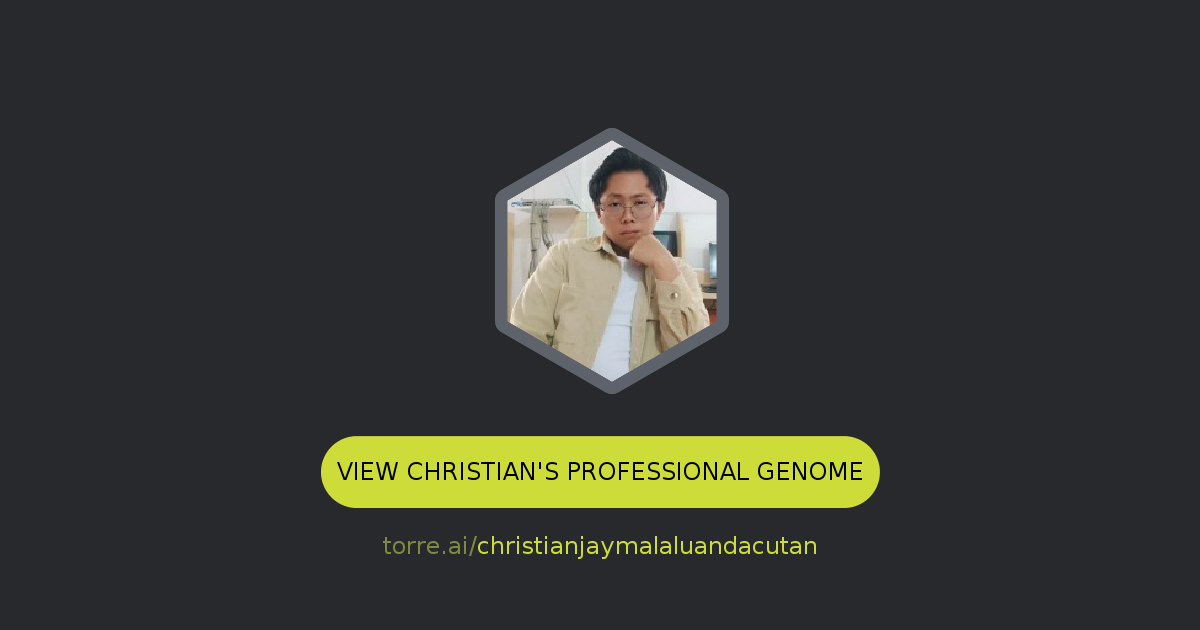Christian Jay Malaluan Dacutan | Torre