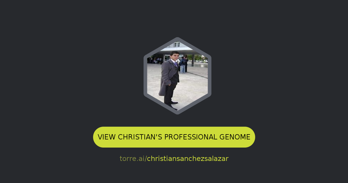 Christian Sánchez Salazar CIVIL ENGINEER SPECIALIZED IN HYDRAULICS AND ...