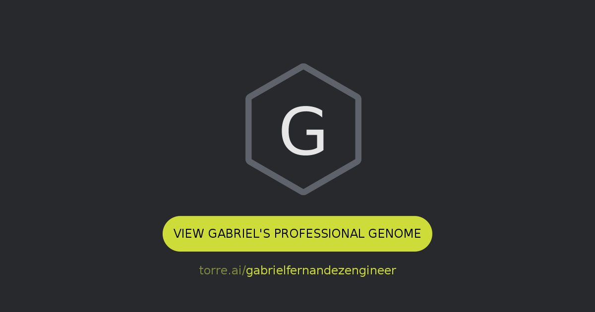 Gabriel Fernández, Engineer | Torre