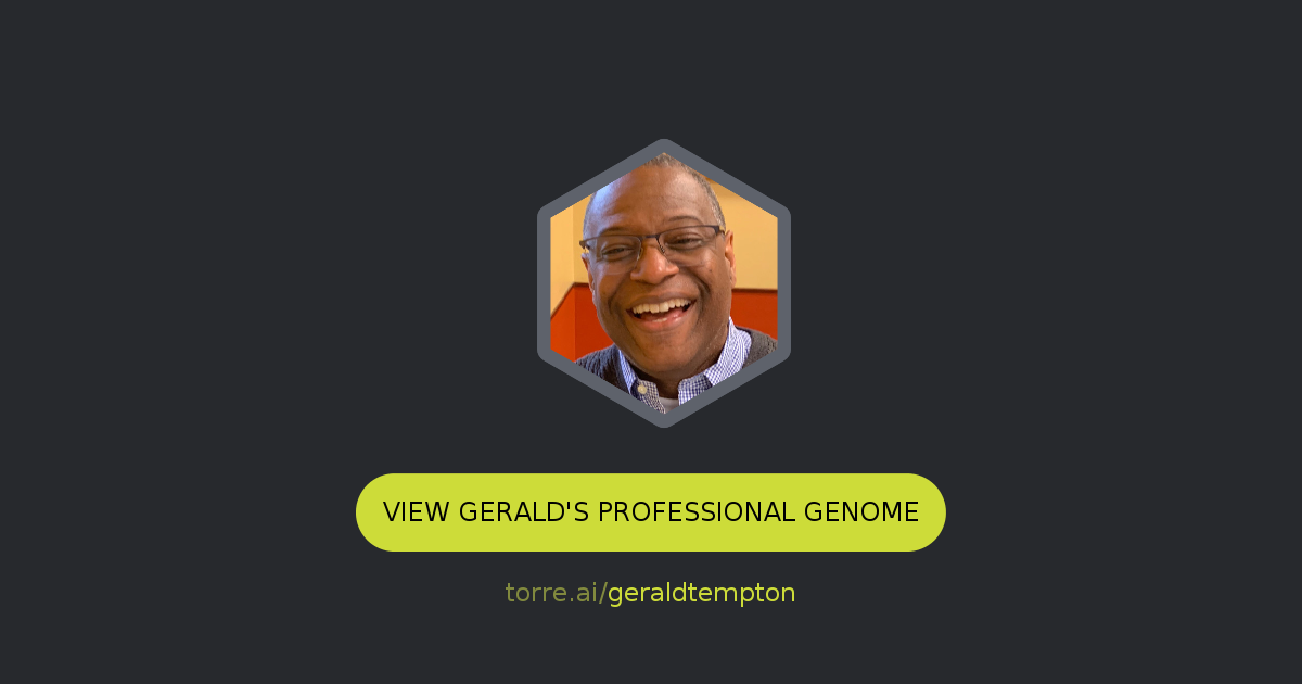 Gerald Tempton Operations & Organizational Development Leader | Torre.ai