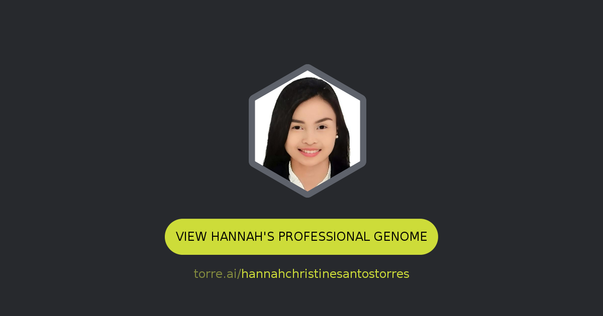 Hannah Christine Santos Torres | Torre
