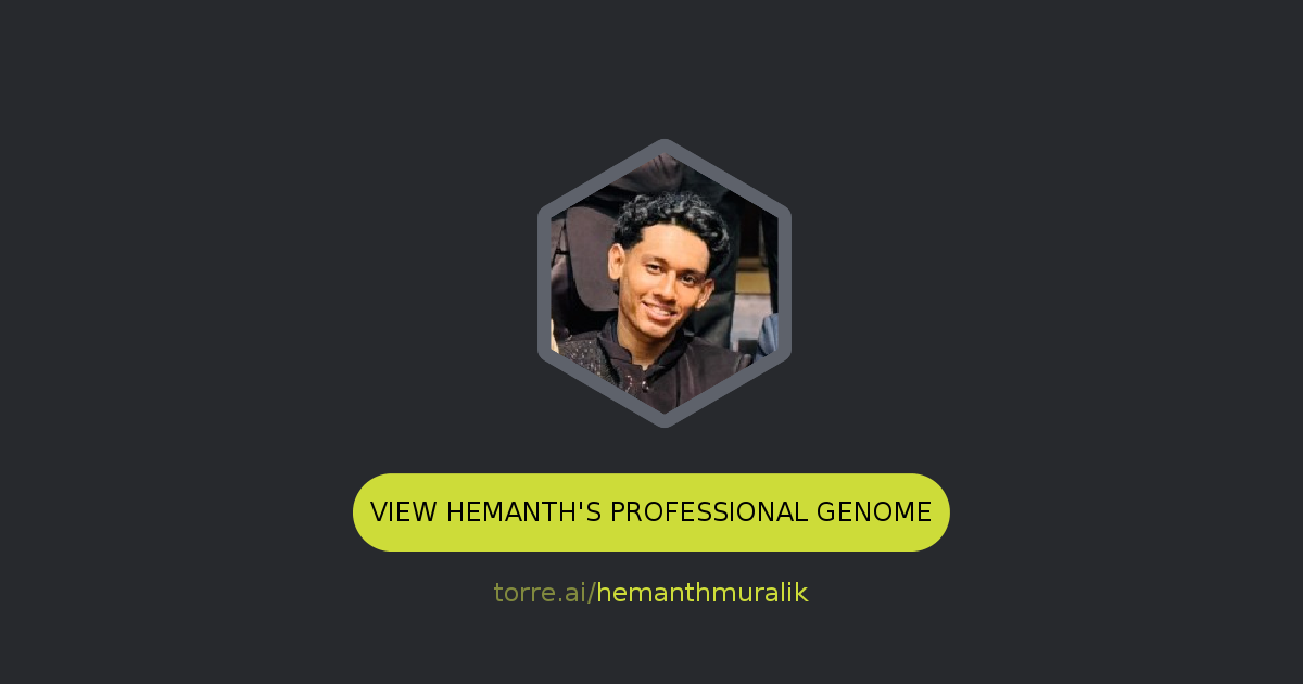 Hemanth murali k | Torre