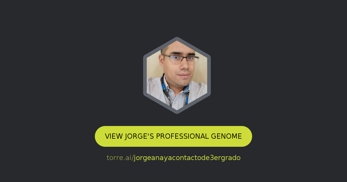 Jorge Anaya Contacto de 3er grado· | Torre