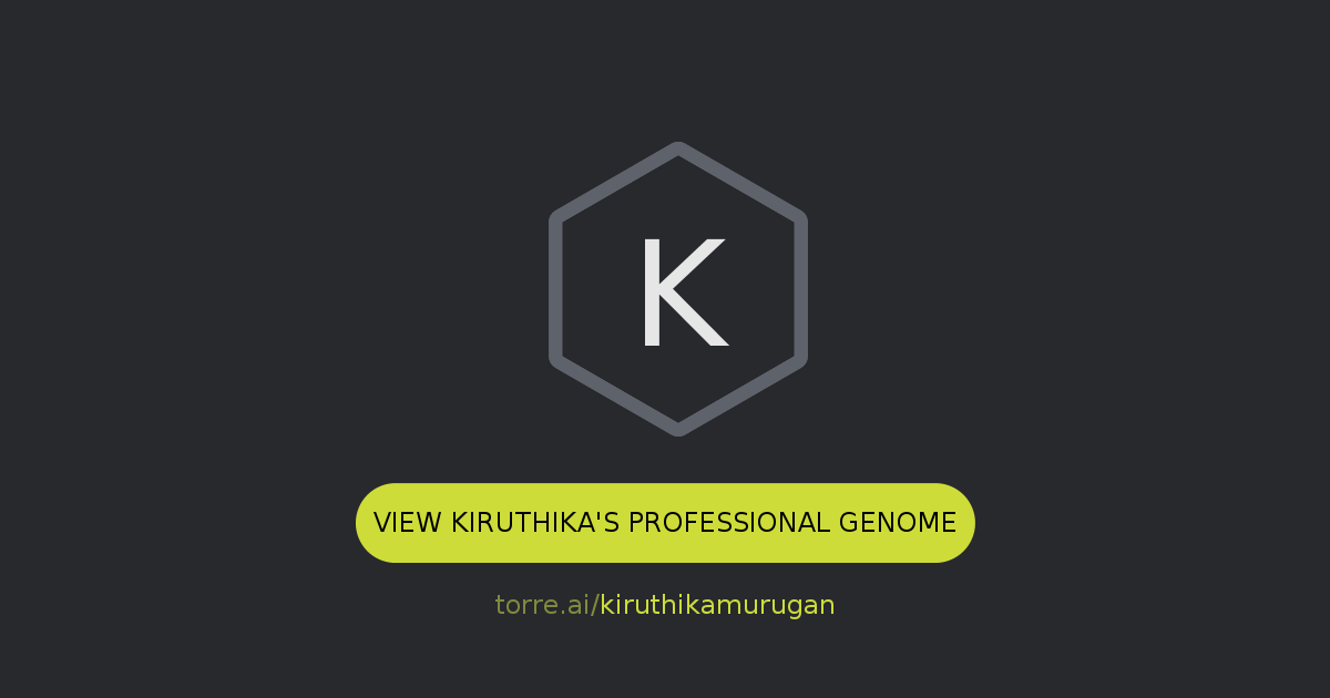 Kiruthika Murugan | Torre