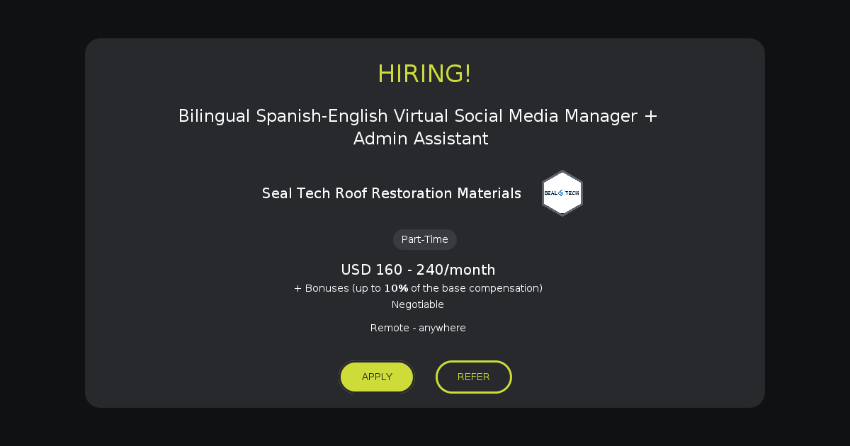 Bilingual Spanish-English Virtual Social Media Manager + Admin Asst at ...