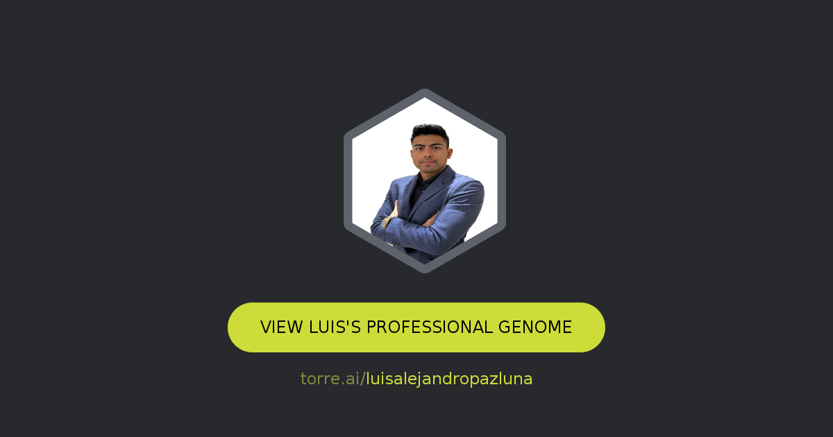 Luis Alejandro Paz Luna Business Process & Operations Analyst | BPM ...