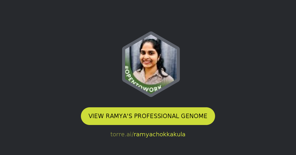 Ramya Chokkakula | Torre