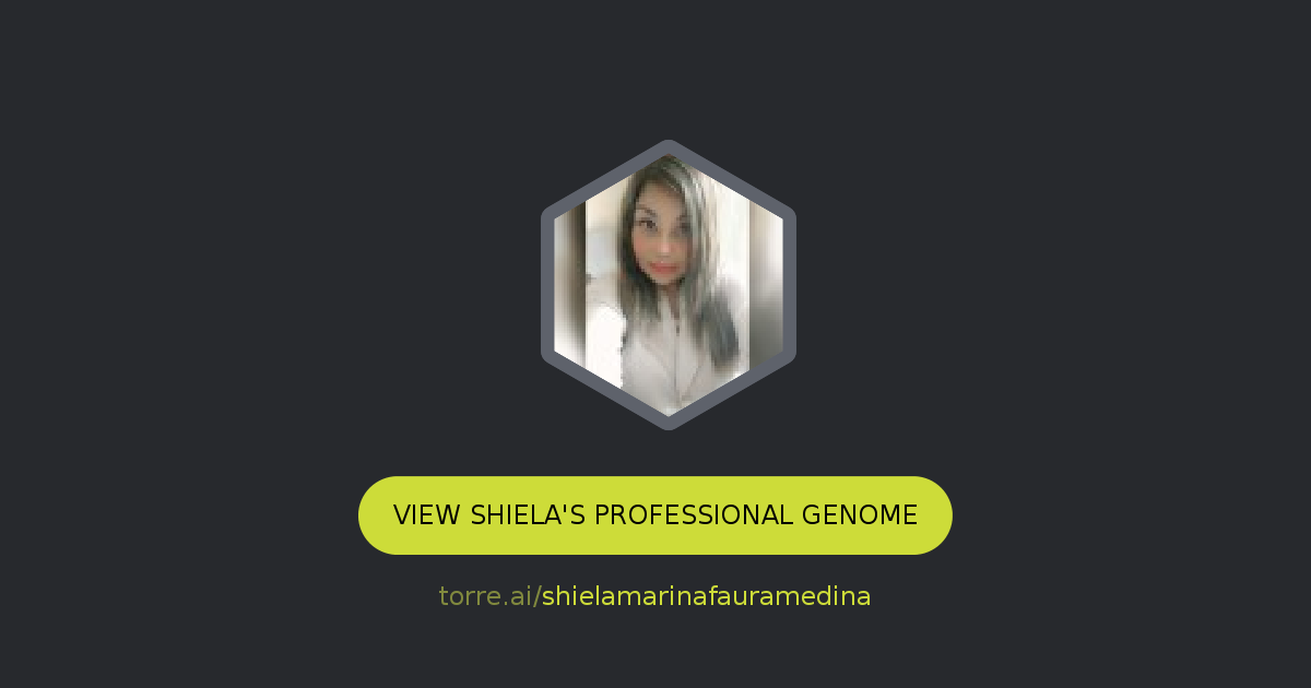 Shiela Marina Faura Medina Jefe de Nuevos Negocios | Torre.ai