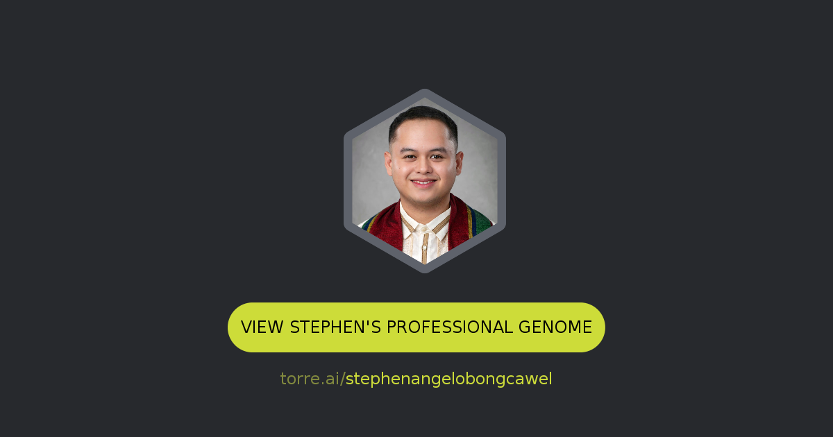 Stephen Angelo Bongcawel | Torre